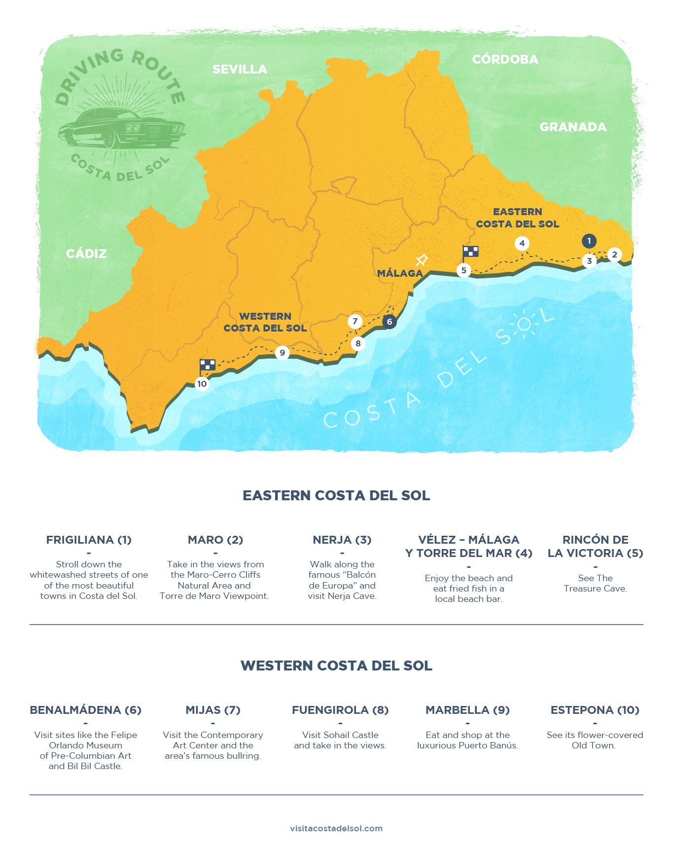 Road trip! Let’s hop in the car and discover Costa del Sol Road trip! Let’s hop in the car and discover Costa del Sol