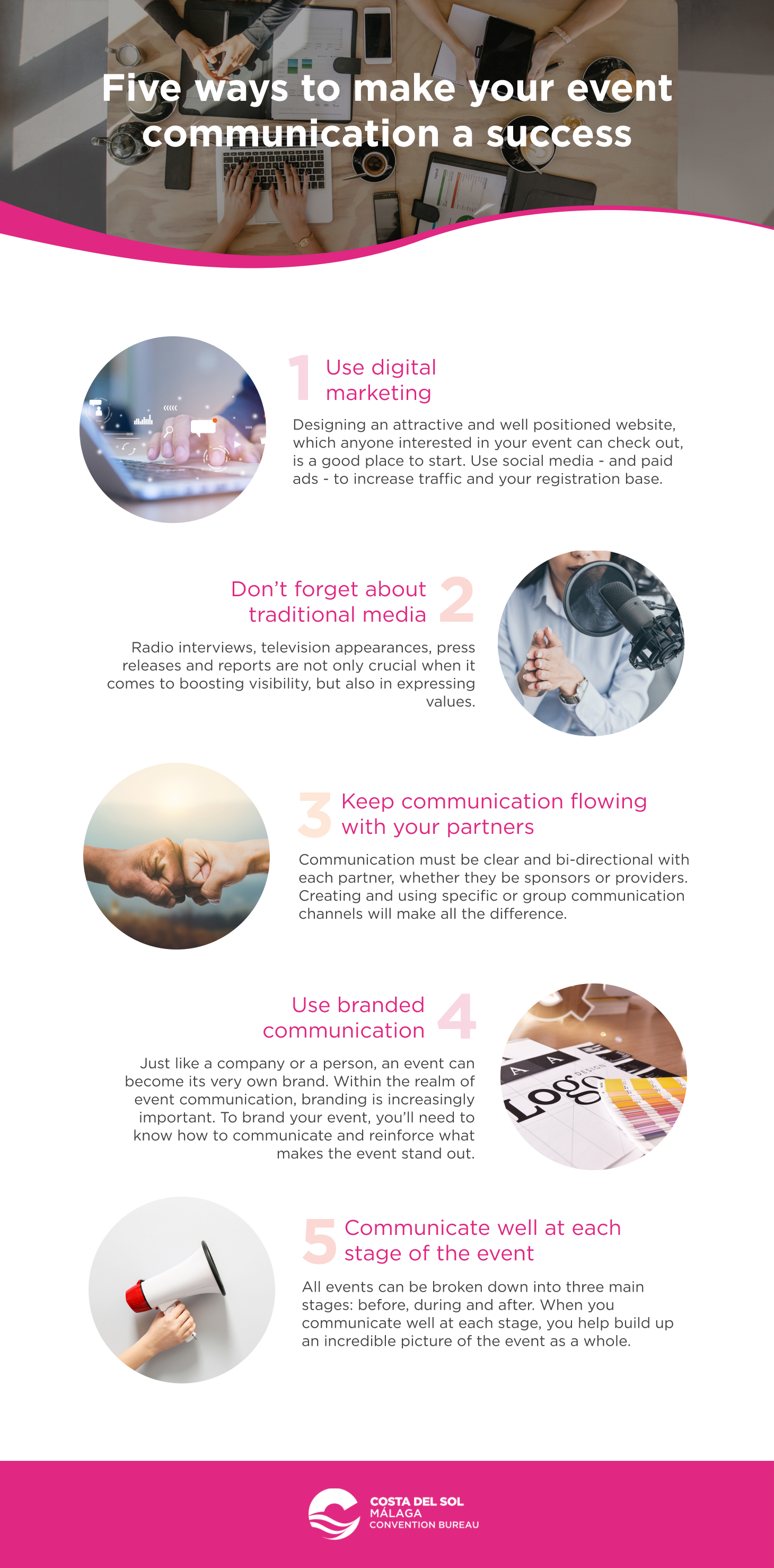 Five ways to make your event communication a success